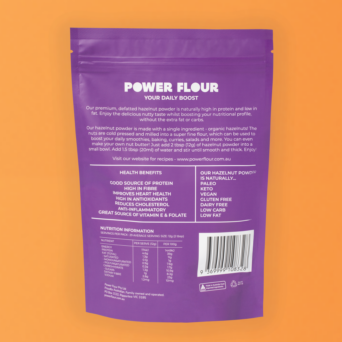 Defatted High Protein Hazelnut Powder – Power Flour