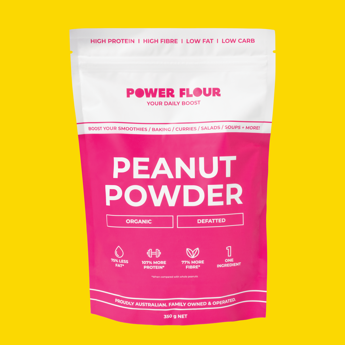 Defatted High Protein Peanut Powder – Power Flour